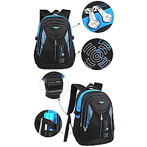 Waterproof School Bag Durable Travel Camping Backpack for Boys and Girls