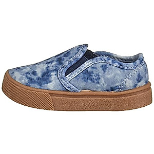 OshKosh B'Gosh Boy's Qiano Slip-On Shoe, Tiedye, 10 Toddler