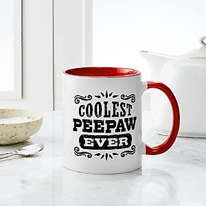 CafePress Coolest Peepaw Ever Mug Ceramic Coffee Mug, Tea Cup 11 oz