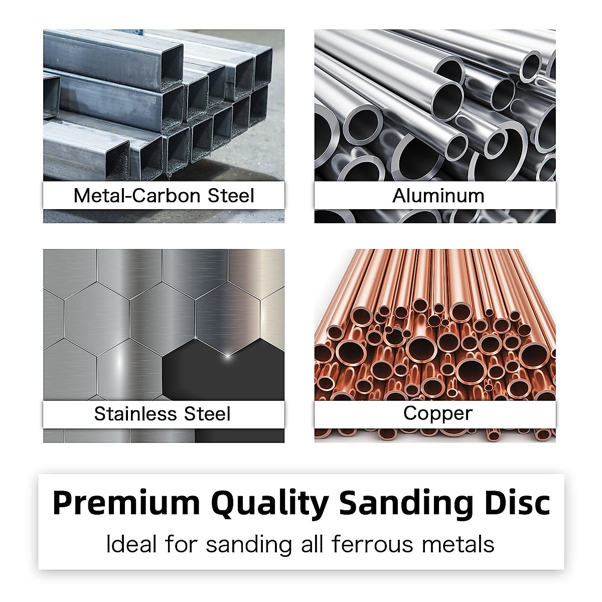 SALI 25 Pack 4 Inch Grinding Wheels for General Purpose Metal & Stainless Steel, Aluminum Oxide Grinding Disc for Angle Grinder, Depressed Center 4" * 1/4" * 5/8"(100 * 6.0 * 16 mm)