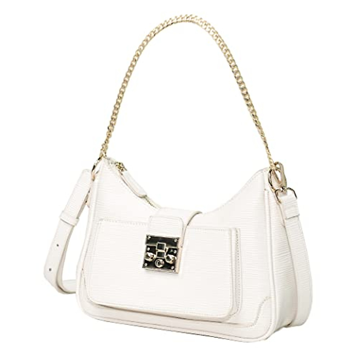 ANNASPEAK Crossbody Bag for Women Purse Handbag Leather Shoulder Bag with 2 Straps Pockets Hobo Clutch for Travel, Black