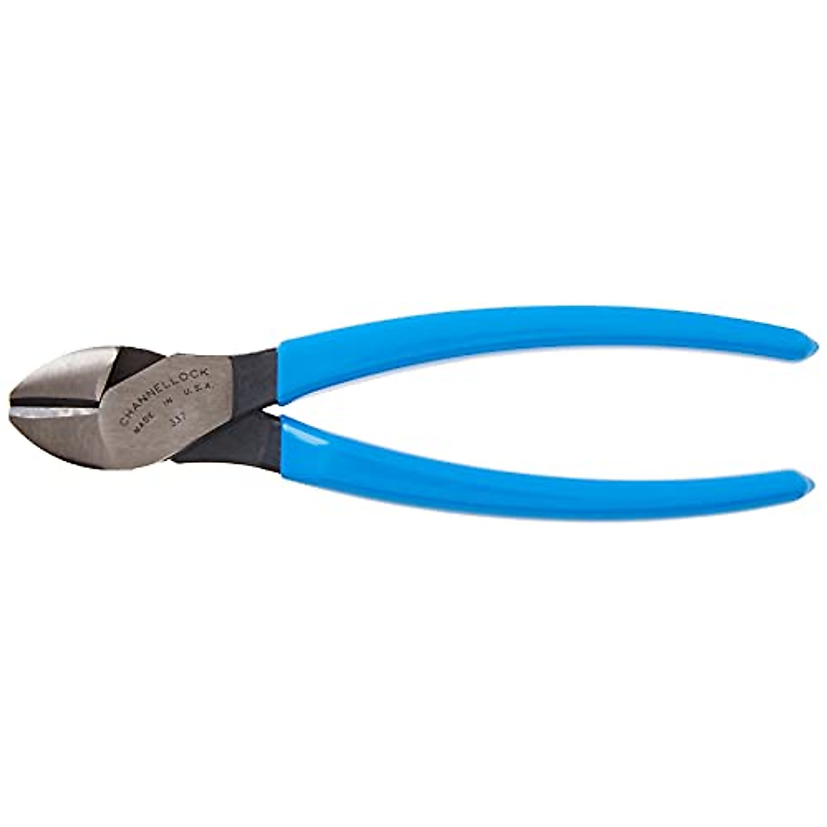 Channellock Diagonal Cutters, 7 In., Blue, Gray (337)