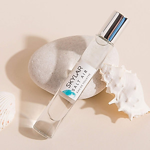 Salt Air Perfume By Skylar - Travel-Sized Rollerball - Paraben-Free, Phthalate-Free, Vegan, and Cruelty-Free Fragrance - Salty and Breezy - With Notes of Sea Salt and Driftwood (10mL / 0.33 fl oz)