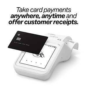 SumUp Solo + Printer Bundle - Credit Card Payment Card Reader. Full Touch-Screen Interface with Free SIM Card and Mobile Data (SumUp Solo + Printer)