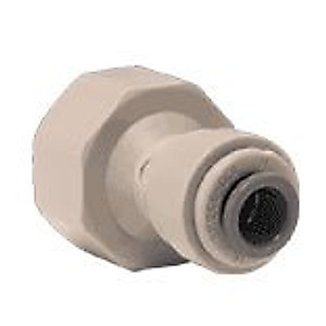 John Guest (PI451613S) Female Connector 1/2" Tube X 3/8" BSP Gray