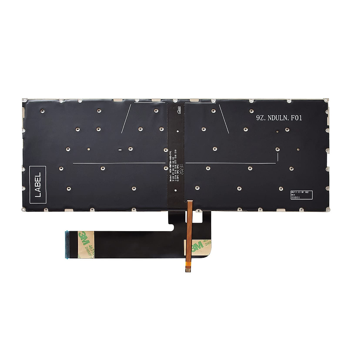 SUNMALL Keyboard Replacement Compatible with Yoga 730-13IKB 730-13IWL 730-15IKB 730-15IWL,Yoga 530-14IKB, Flex 6-14ARR Flex 6-14IKB Series Laptop with Backlight US Layout