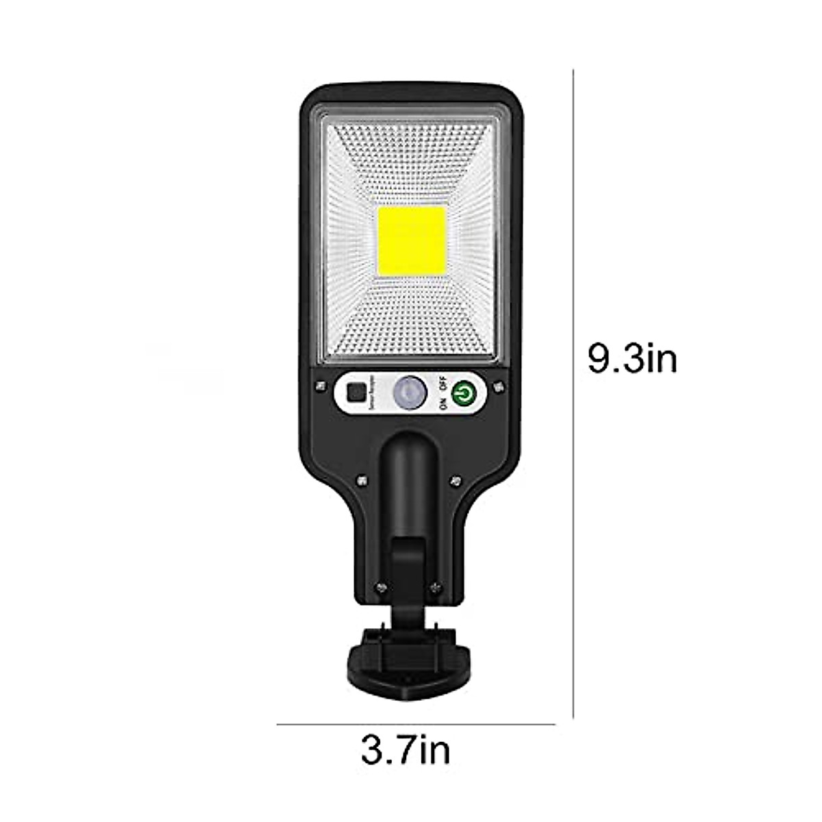 Qiopertar Solar Street Light IP65 Waterproof Outdoor Solar Powered Lights Dusk to Da-wn with Motion Sensor LED Security Flo-od Light for Parking Lot Yard Garden Patio Driveway