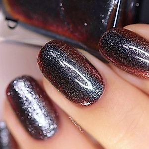 ILNP Grand Entrance - Gunmetal Metallic Duochrome Nail Polish