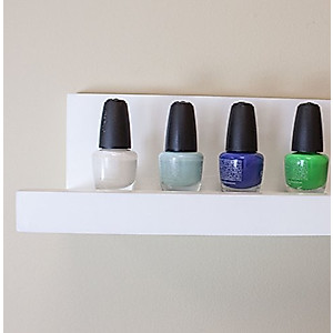 InPlace Shelving 9084678 35.4 in W x 4.5 in D x 3.5 in H Floating Shelf with Picture Ledge, White