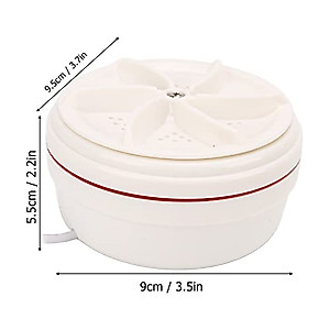 Mini Ultrasonic Dishwasher, Portable Automatic Washing Machine with USB for Home Business Travel College Room RV Apartment