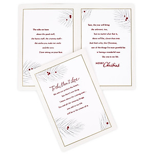 Hallmark Christmas Romantic Card for Husband or Boyfriend (Love of My Life Forever) (0599XXH2085)