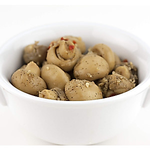 Jake & Amos Marinated Mushrooms, 2-Pack 32 oz. Quart Jars