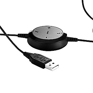 Jabra Evolve 30 II Wired Headset, Stereo, MS-Optimized – Telephone Headset with Superior Sound for Calls and Music – 3.5mm Jack/USB Connection – Pro Headset with All-Day Comfort