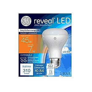GE Lighting 7-Watt (45-Watt Replacement) Reveal LED Indoor Floodlight with Medium Base (3 Bulbs)