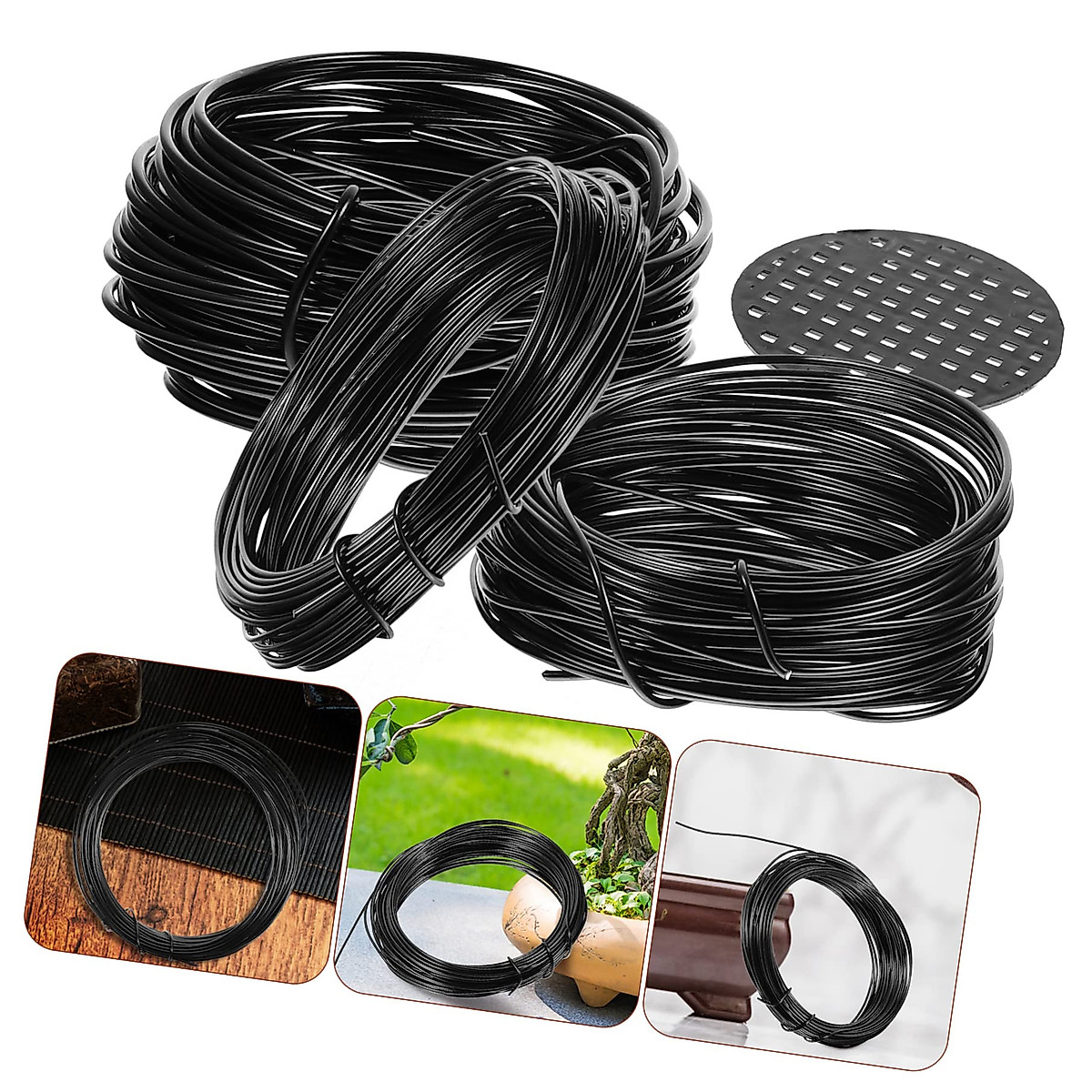 EXCEART 1 Set Aluminum Wire Set DIY Kits Green Wire Green Suits Hand Molding Kit Metal Frame Green Plants Metal Plants Greenery Weaving Kit Plant Training Wire Copper to Weave Molding Line