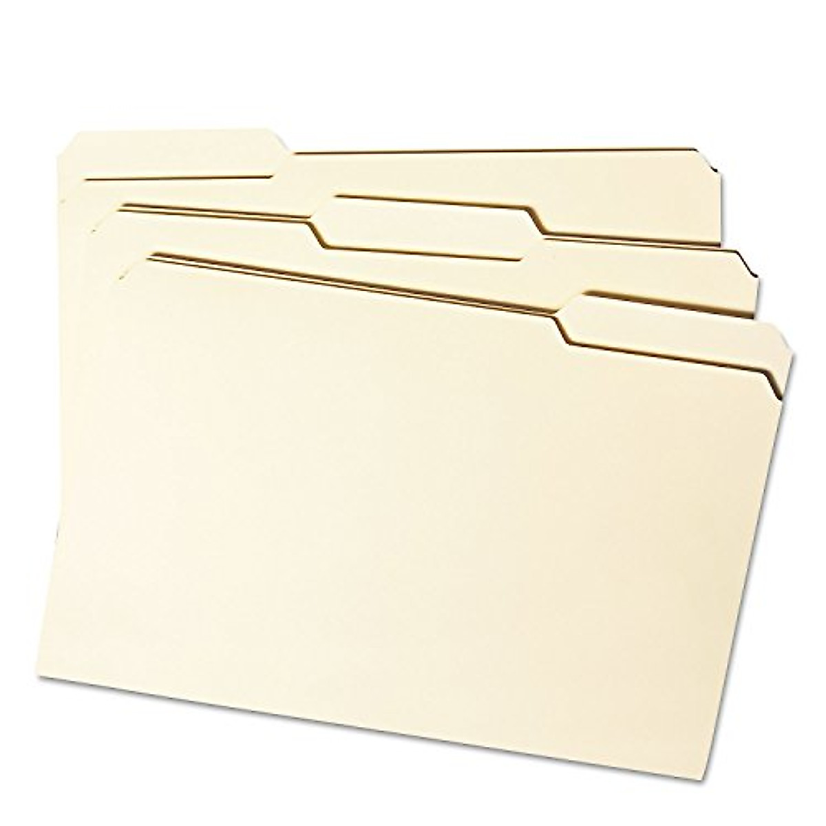 Smead File Folder, Reinforced 1/3-Cut Tab, Assorted Positions, Legal Size, Manila, 100 per Box (15334)