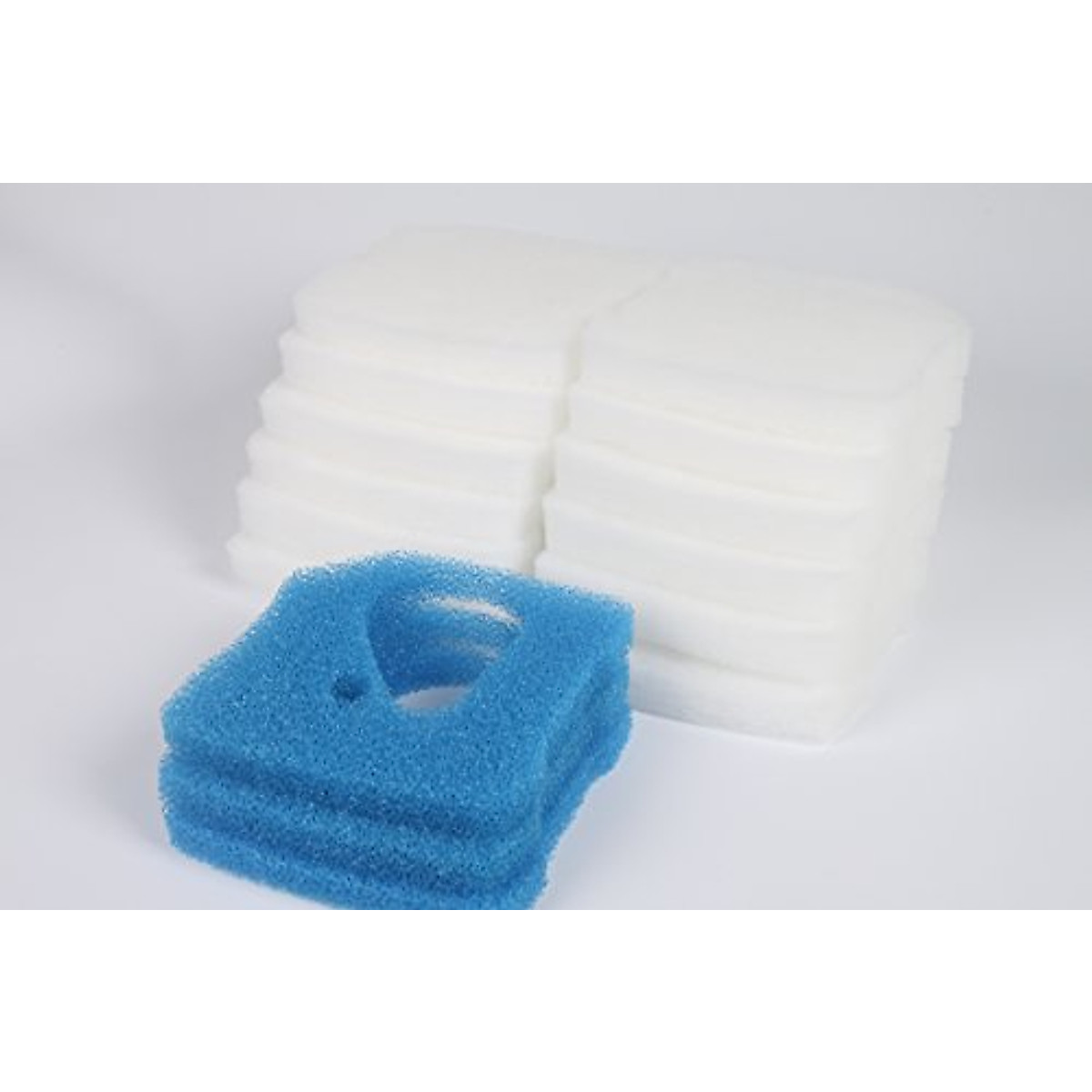 LTWHOME Replacement Coarse and Fine Filter Pads Fit for Eheim Pro 3 250, 250T, 350, 350T, 600/ Ultra G Pro 3 Filter 2071,2073,2075 and Eheim Pro 3e 350/2074 (Pack of 15pcs,3 Sets)