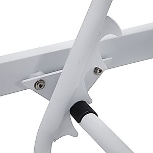 LeisureMod Chelsea Modern White Aluminum Chaise Lounge Outdoor Patio Chair with Side Table & Cushions Set of 2, Green