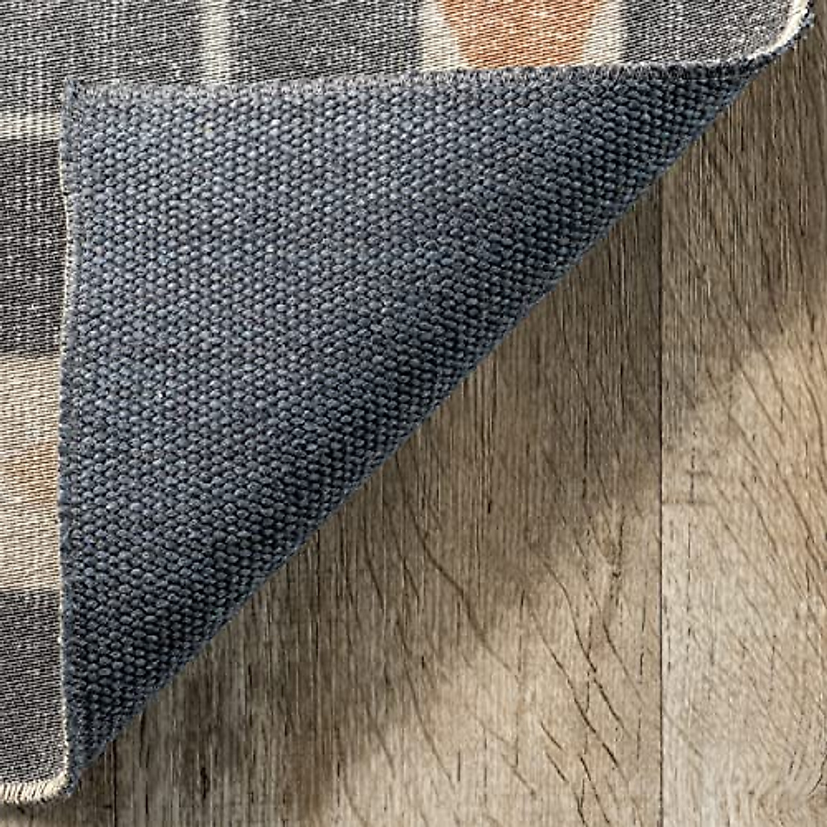 nuLOOM Gene Geometric Tile Machine Washable Area Rug, 6' 3" x 9', Blue