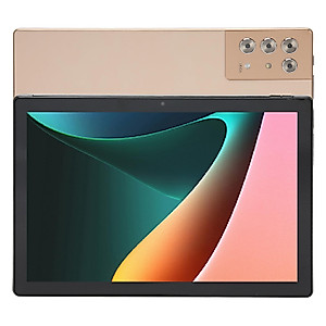 DAUERHAFT Tablet, Dual Speakers 8 Core Front Rear Camera for Android 10.1in Tablet for Work School (US Plug)