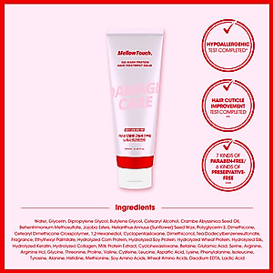 MELLOWTOUCH No Wash Protein Hair Treatment Balm, Hair Mask 250ml - No Rinse Off Deep Conditioner Repair Hair mask for Dry Damaged hair, Protein Mask 8.45 fl oz - K-Beauty, Made In Korea
