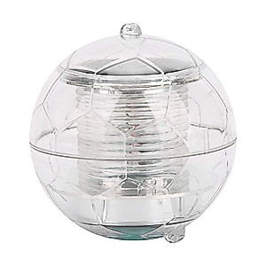 Yosoo123 Floating Light Waterproof Solar Powered LED Floating Ball Lamp Decor Light for Swimming Pool Garden