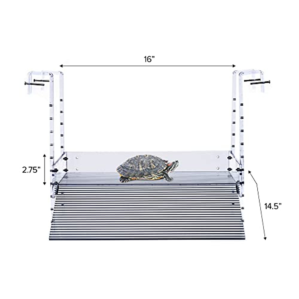 LaBrinx Designs Extra Large Wide Hanging Turtle Ramp - Aquatic Reptile Basking Platform