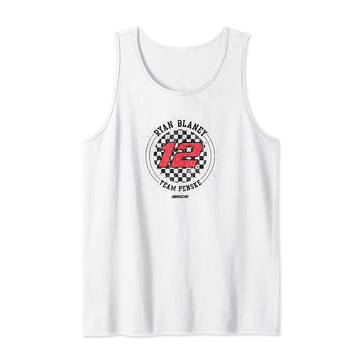 NASCAR - Ryan Blaney - Checkered Circle Tank Top