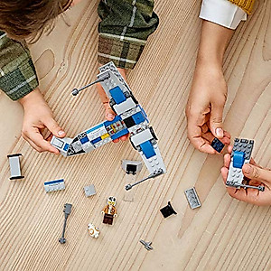 LEGO Star Wars Resistance X-Wing 75297 Building Kit; Awesome Starfighter Building Toy for Kids Aged 4 and Up, Featuring Poe Dameron and BB-8; New 2021 (60 Pieces)