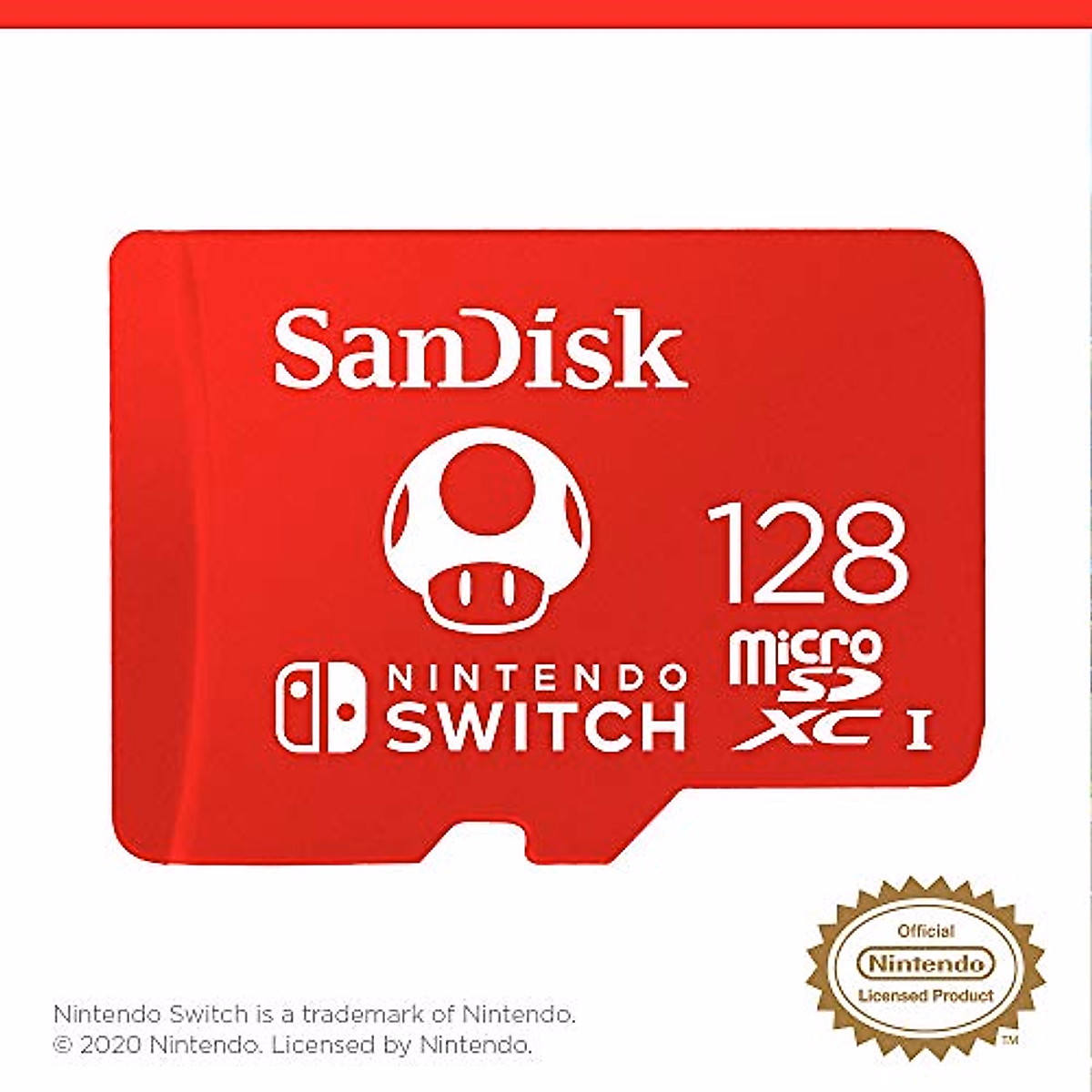 SanDisk 128GB microSDXC Card Licensed for Nintendo Switch - SDSQXAO-128G-GNCZN