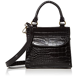 The Drop Women's Diana Top Handle Crossbody Bag, Black