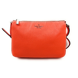 Kate Spade New York Leila Triple Gusset Crossbody (Coral Buds)