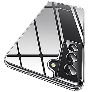 SUCGLES for Samsung Galaxy S21 FE 5G Case Clear Galaxy S21 Fe 5g Case [Anti-Yellowing] [Military Drop Protection] Shockproof Protective Slim Thin Women Men Phone Cover (Samsung S21fe, Ultra Clear)