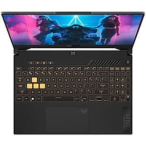 ASUS TUF Dash F15 Gaming Laptop, 15.6" FHD 144Hz Display, 12th Gen Intel Core i7-12700H Processor, NVIDIA GeForce RTX 4070, 16GB RAM, 1TB SSD, Backlit KB, Webcam, HDMI, RJ45, Wi-Fi 6, Windows 11 Home