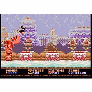 Castle of Illusion Starring Mickey Mouse (Sega Genesis) – Reproduction Video Game Cartridge