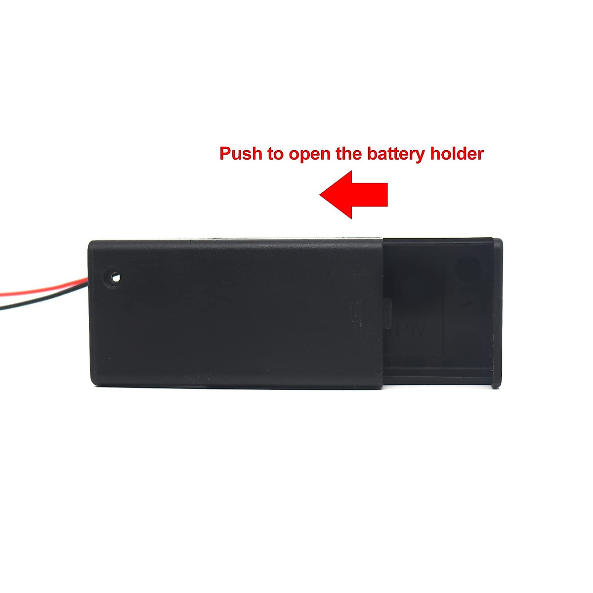 9V Battery Holder, 9V Battery Case, (Pack of 8) 9V Battery Box with ON/Off Switch and Leads, DIY & Maintenance
