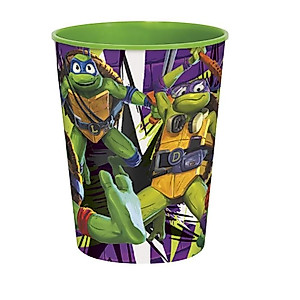 Amscan TMNT Ninja Turtles Birthday Party Supplies Bundle includes 12 Plastic Reusable Cups