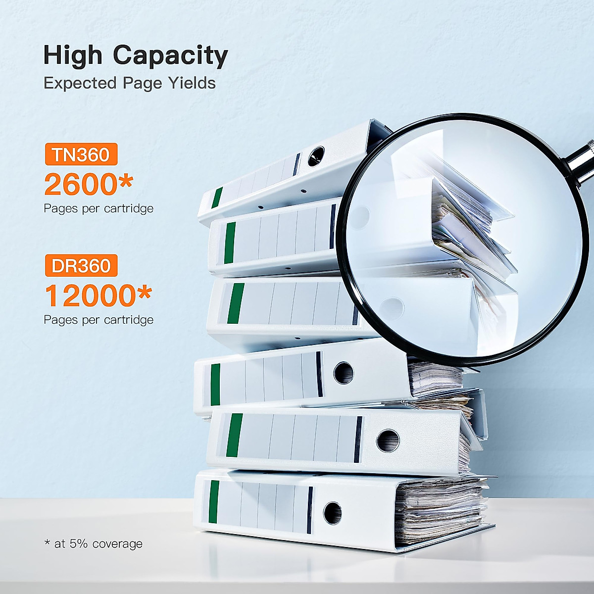 E-Z Ink (TM) Compatible Toner Cartridge & Drum Unit Replacement for Brother TN360 TN330 DR360 DR-360 High Yield Compatible with DCP-7040 DCP-7030 MFC-7840W HL-2140 MFC-7340(2 Toner, 1 Drum Unit)