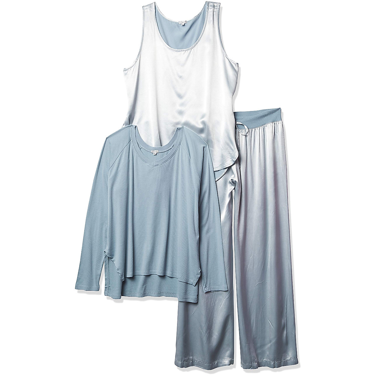 PJ Harlow Women's Frankie/Jackie/Jolie (3-Piece Set), Morning Blue, Small
