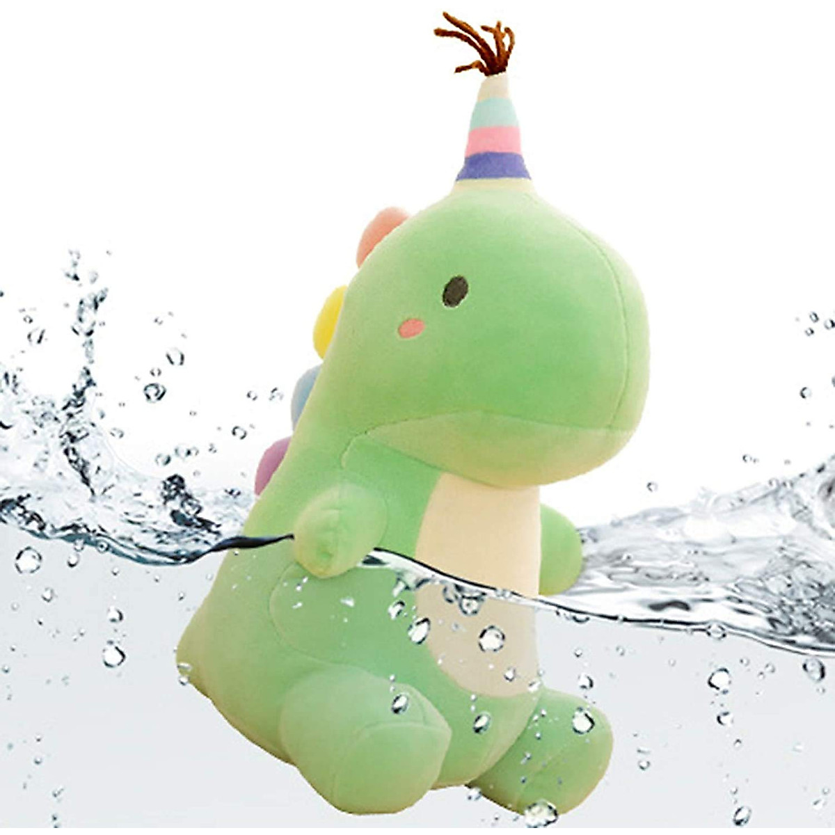 YUESUO Cute Dinosaur Plush Toys,Dino Stuffed Animal,Soft Animal Dino Plush,Birthday Gifts for Kids Girls Boys Green 9.4 Inch