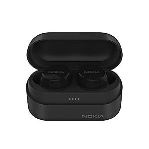Nokia Power Earbuds Lite - Black - Waterproof - Universal Bluetooth - 35 Hours Battery Life - Travel Charging Case