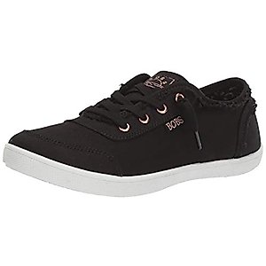 Skechers womens Bobs B Cute Sneaker, Black, 8.5 US
