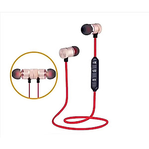 Bluetooth Bass Boosted Earbud Headphones Necklace Earbuds Headset Earphones Multi Button Volume Control Dashboard Used for Outdoors Working Out Relaxing, Talking in Business Meeting Etc.