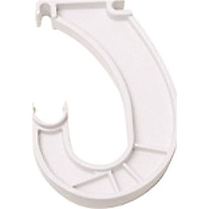 3 x SuperSlide White Closet Rod Support Pack of 2