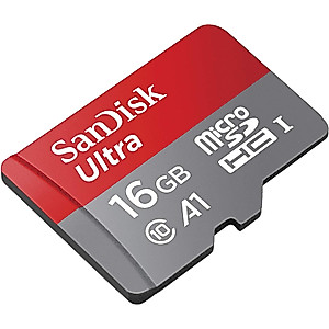 SanDisk 16GB Micro Ultra Memory Card (5 Pack Bundle) 98MB/s Speed Class 10, SDHC Works with Android Phones, Galaxy Tablets (SDSQUAR-016G-GN6MN) Plus 1 Everything But Stromboli (TM) MicroSD Card Reader