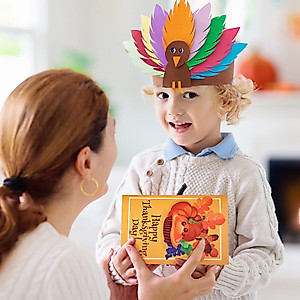 12 Sets Thanksgiving Cards with Envelopes Vintage Truck Pumpkins Turkey Cards 4x6 Inches for Thanksgiving Day Thank You Postcards for Family Teacher Fall Party Harvest Celebration Supplies, 12 Designs