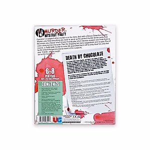 University Games 08441 Death by Chocolate Murder Mystery Dinner Party Game