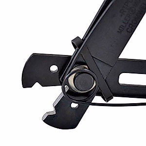 Miller 101-S Adjustable Wire Stripper for Working Technicians, Electricians, and Installers, Grounded