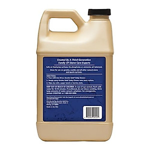 Granite Gold Daily Cleaner Refill Streak-Free Cleaning for Granite, Marble, Travertine, Quartz, Natural Stone Countertops, and Floors, 64 Fluid Ounces, 1-Pack