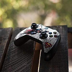 Skinit Decal Gaming Skin compatible with Xbox One S Controller - Officially Licensed Warner Bros Flying Superman Design
